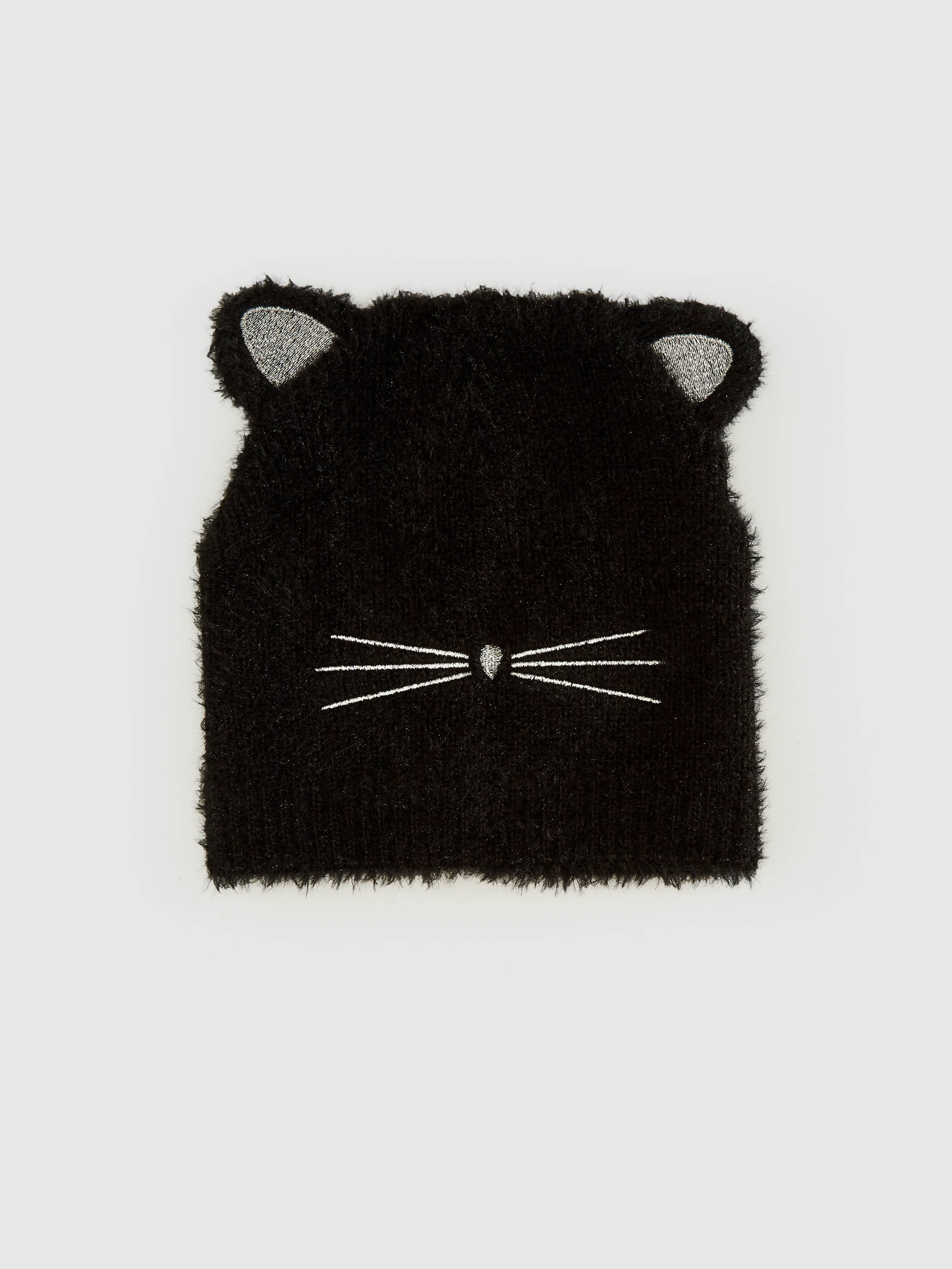 Kız Çocuk Kedi Görünümlü Triko Bere