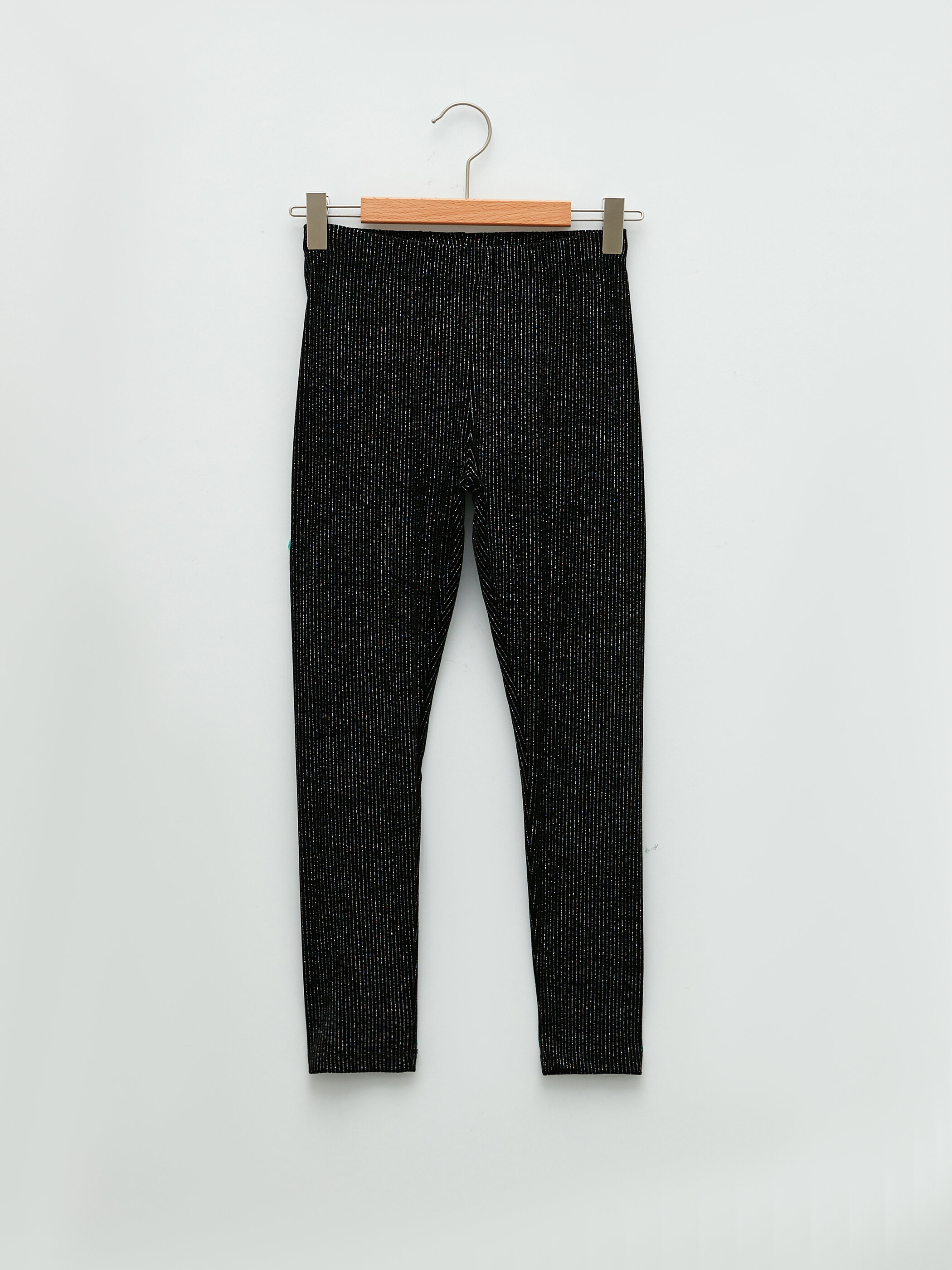 Beli Lastikli Işıltılı Kız Çocuk Tayt